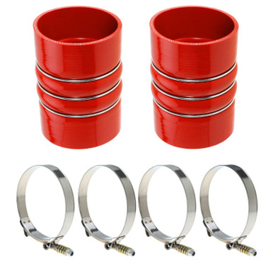 Silicone Charge Air Cooler Hump Hose Boot Set 4" X 6" 4 inch with T ...