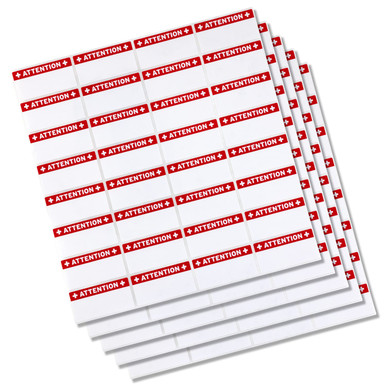 1500 Labels Red Medical Attention Stickers for Folder File Charts ...