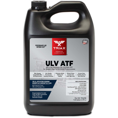 TRIAX ULV ATF, Ultra Low Viscosity, Full Synthetic ATF for Modern High ...