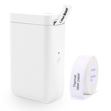 Binardat 1 Inch Label Maker Machine with Tape,15-25MM Portable Thermal ...