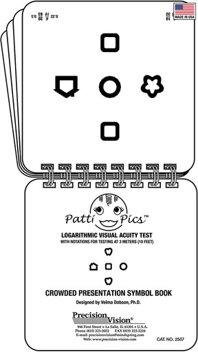 Kids Eye Chart Test 16 Page Flip Book - Warehousesoverstock