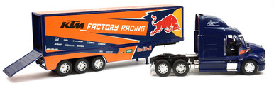 New-Ray Toys 1:32 Red Bull KTM Transporter Truck - Warehousesoverstock