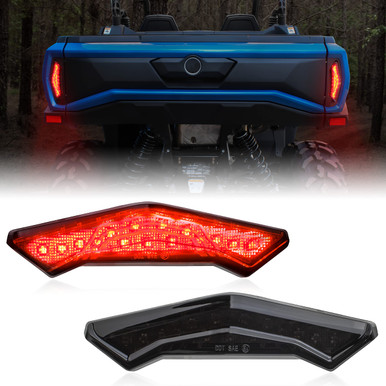 LED Taillights for Can-Am Commander 21-22, SAUTVS Smoked Black LED Tail ...