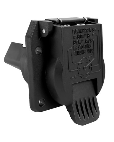 TIKSCIENCE Rear 7-Way Trailer Tow Connector Replace 56038366AB Fit for ...