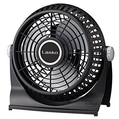 Lasko 507 10-Inch Breeze Machine Floor or Table Fan, Black, 1-Pack ...