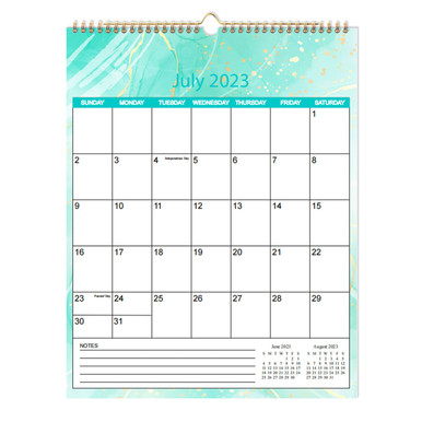 2023-2024 Wall Calendar, July 2023 - June 2024 Wall Calendar, Monthly ...