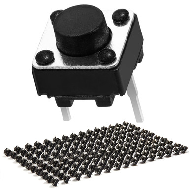 Chanzon 150pcs 6x6x5mm Tactile Tact Push Button Switch Micro Momentary Tact Switch 2 pin SPST ...