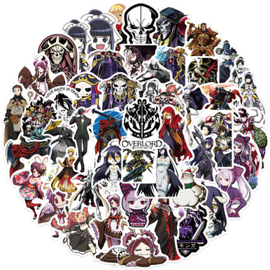 Overlord Stickers 50pcs Adventurous Anime Stickers Kids Teens Sticker ...