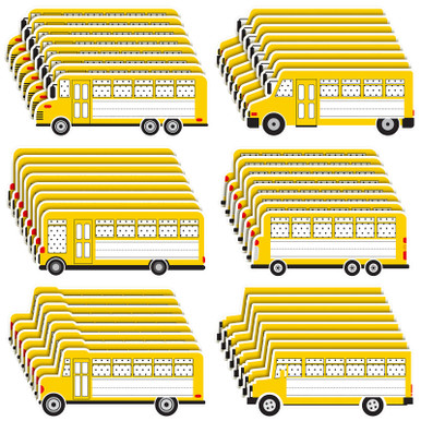 48 Pcs School Bus Desk Name Plates Name Tag Stickers for Classroom ...