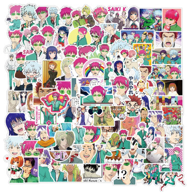 50Pcs Anime The Disastrous Life of Saiki K Stickers Saiki Kusuo ...