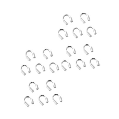 100pcs Wire Guardian, 4 * 5mm U Shape Wire Guardian Metal Wire ...