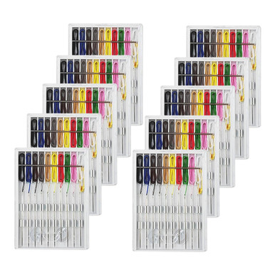 10 Boxes Quick Fix Sewing Kit, Easy Pre Threaded Needle Kit ...
