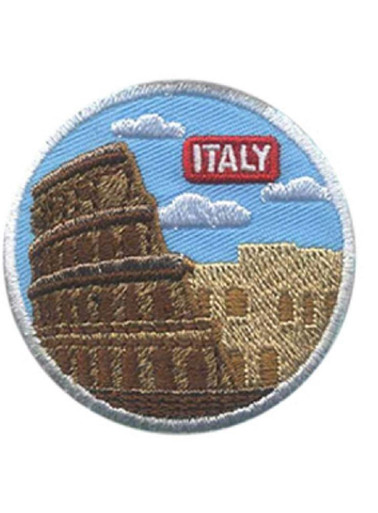 Italy - Roman Colosseum - Rome Italian Travel 2" Iron On Embroidered ...