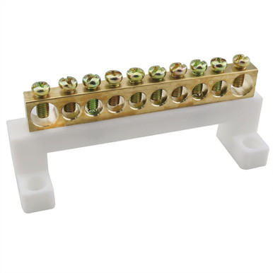 Terminal Block Connector Bar CHENJIN 10 Positions Single Row High ...
