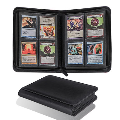 Trading Card Binder, Card Collection Binder Album Folder with 160 Side ...