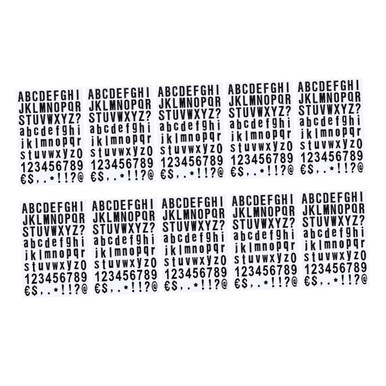 EXCEART 10 Alphanumeric Stickers Letter Board Number Mini Toys ...
