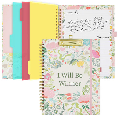 Jasilon Clipboard with Storage,Personalized Clipboard Folio with ...
