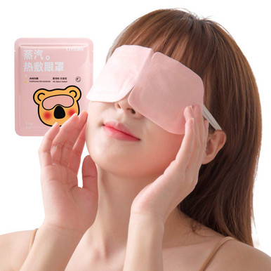 LIYO Steam Eye Mask, Self Heating Gentle Eye Masks for Dry Eyes Dark ...