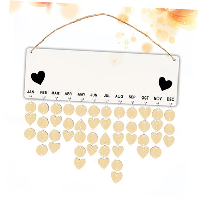 Ciieeo family birthday calendar kit rope hanging calendar sign DIY ...