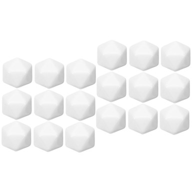 Toyvian 20 Pcs Math Dice Game Table Games Polyhedral Dice Dirty Dice ...