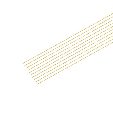 MECCANIXITY 0.15mm x 350mm, Brass Round Wire, Solid Brass Wire ...