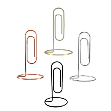 Desktop Memo Holder 4Pack Jumbo Desk Paper Clip Table Place Card Holder ...