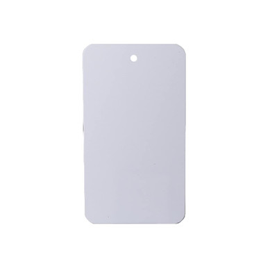 200 Pieces 7cm x 4cm Rectangle Blank Plastic Tags Blank Merchandise Tag ...