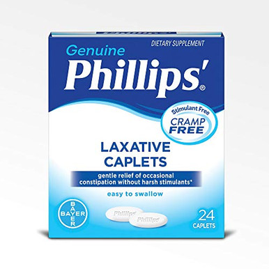 Phillips' Laxative Caplets (24-Count Box) - Warehousesoverstock