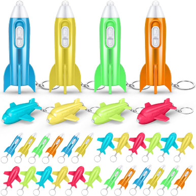 Retisee 32 Pcs Helicopter Airplane Flashlight Mini Rocket Flashlight ...