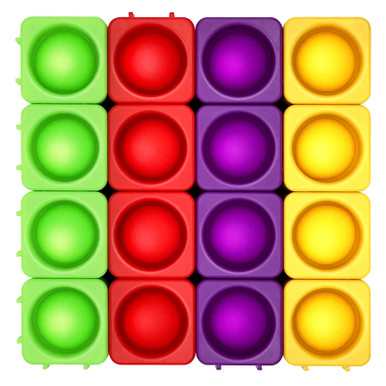 Giant Pop Blocks Bubble Sensory Fidget Toys-Big Pop for Kids Building ...