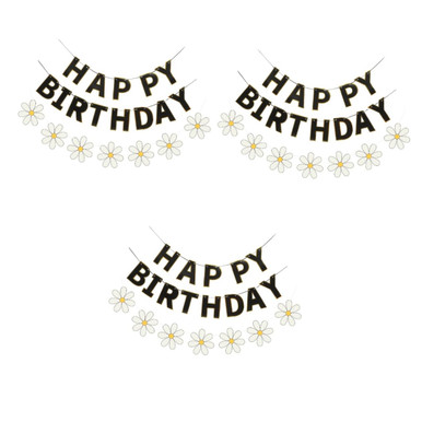 6 Sets Birthday Lettering Banner Happy Birthday Hanging Sign Birthday ...