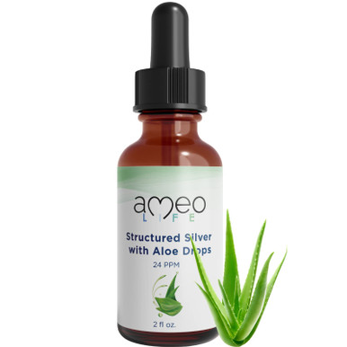 Ameo Life Aloe Infused Structured Silver Drops - Support Your Immune ...