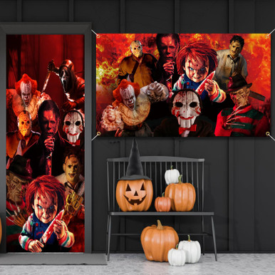 Halloween Horror Movie Characters Party Decorations Set include ...