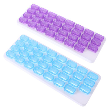 KALLORY 2pcs 31 Keyboard Pill Box Transparent Keyboard Number Pad ...