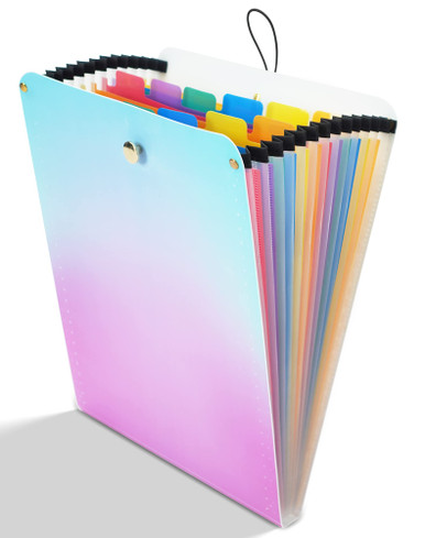 Expanding File Folder 13 Pockets Vertical Accordion File Folder ...