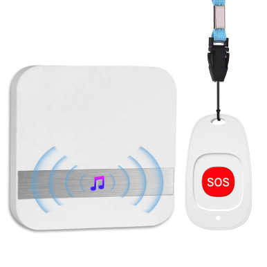 Caregiver Pager Call Button: Smart Call System for Elderly, Portable ...