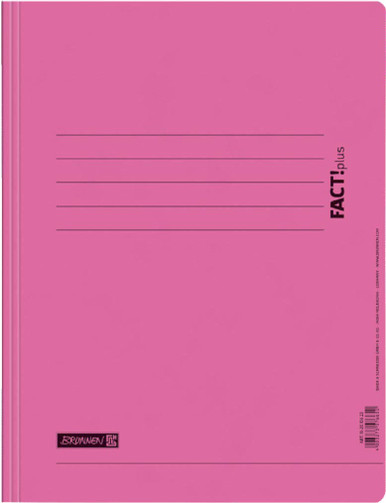 Brunnen FACT!Plus A4 File/Folder, Made of Thick Pressed Cardboard ...