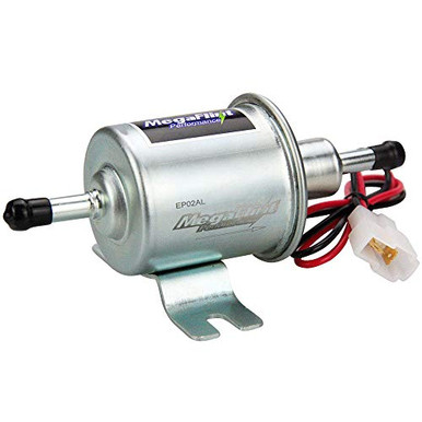 Universal Electric Inline Fuel Pump 12V Low Pressure Gas Diesel Kit 2.5 ...