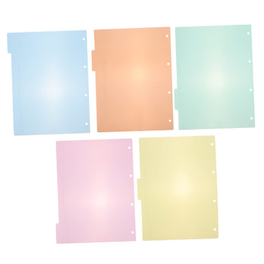 20 pcs Divider Index Board Blank Notepad Office Divider Plastic File ...
