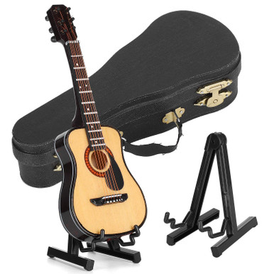FIYO Miniature Guitar Model, Musical Guitar Instrument Model with Stand ...
