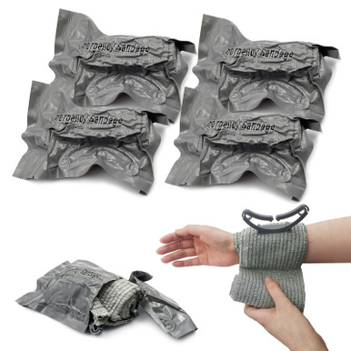 Israeli Emergency Bandage 4 Inch, Vacuum Sealed Medical Compression ...