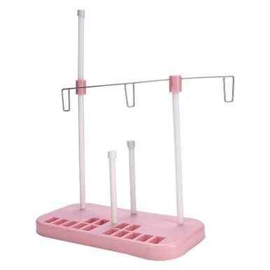 VTOSEN Domestic 3 Cones Embroidery Thread Holder Spool Stand, Pink ...