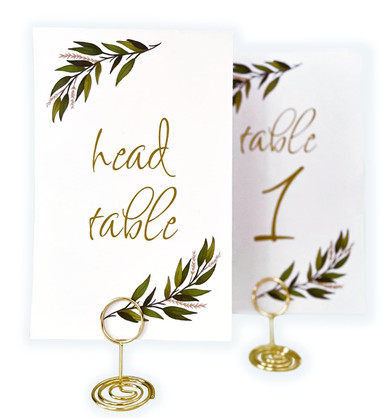 Wedding Table Numbers 1-30 plus Head Table and Gift Table, 4x6 Double ...