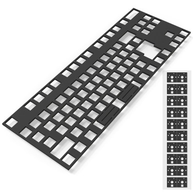 RunJRX Poron Keyboard PCB Foam 87 Layout,Poron Switch Pads 120Pcs and ...
