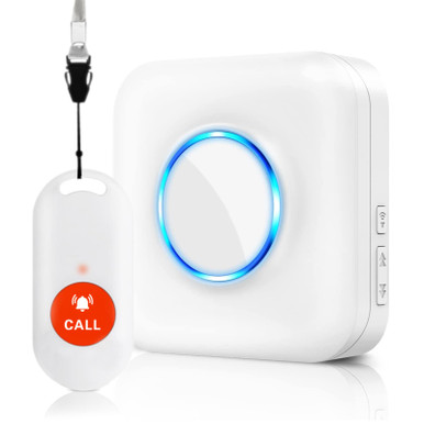 BITIWEND Wireless Caregiver Pager Call Button Life Alert Emergency Call ...