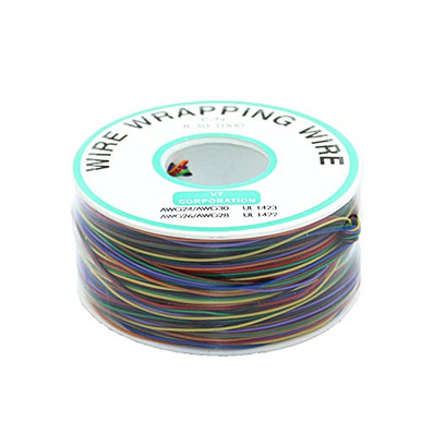 8 Color Wrapping Wire 200 Meters AWG30 Cable OK Line PCB Flying Jumper ...