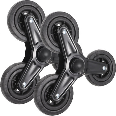 Wheel Barrow Heavy Duty 1 Pair Furniture Moving Dolly 3 Wheel Trolley ...