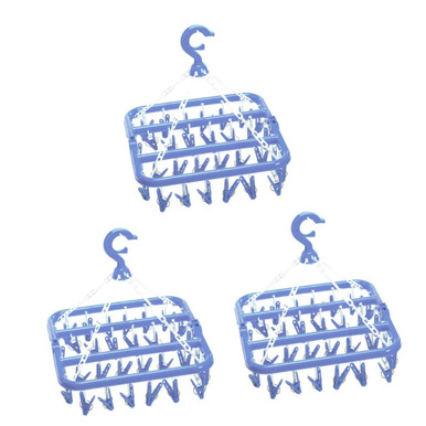 DECHOUS 3pcs Drip Drying Hanger Drying Clips Hanger Clothes Drying Rack ...