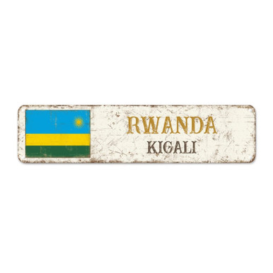 Rwanda Country Souvenir Metal Tin Sign City Souvenir Kigali Men Cave ...