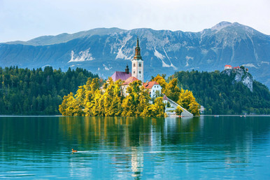 Lake Bled Slovenia Puzzle-1000 Pieces Creative Nature Scenery Hard ...